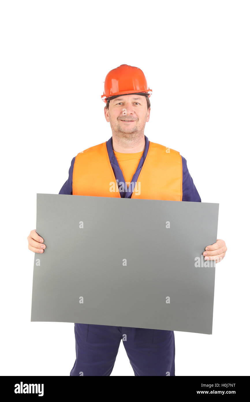 Black employee hard hat Cut Out Stock Images & Pictures - Alamy