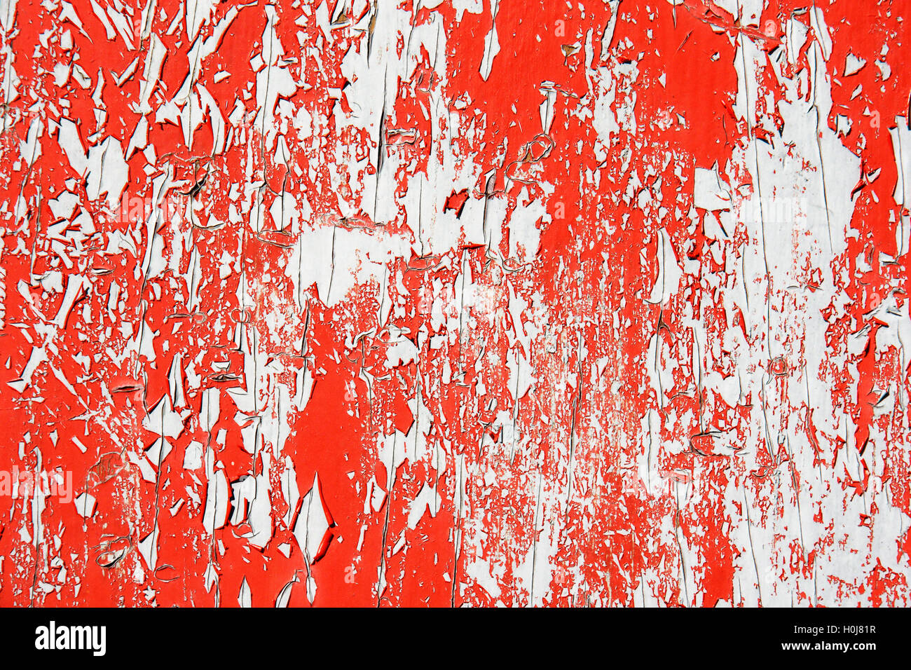 Peeling red paint background Stock Photo - Alamy