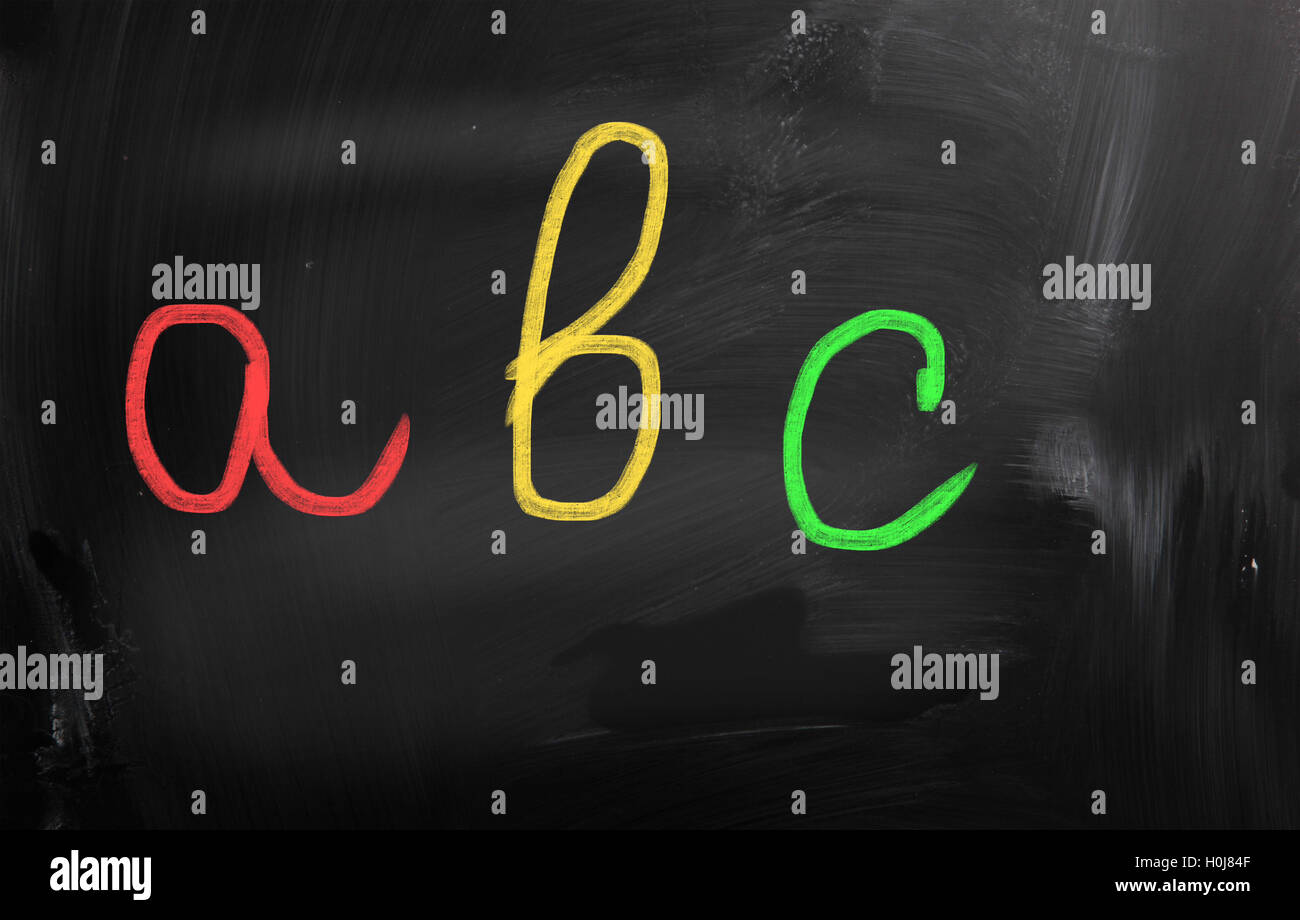 Kids alphabet classroom hi-res stock photography and images - Alamy