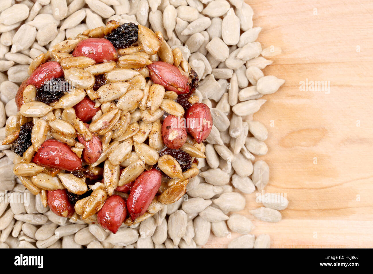 Round candied seeds and nuts Stock Photo - Alamy