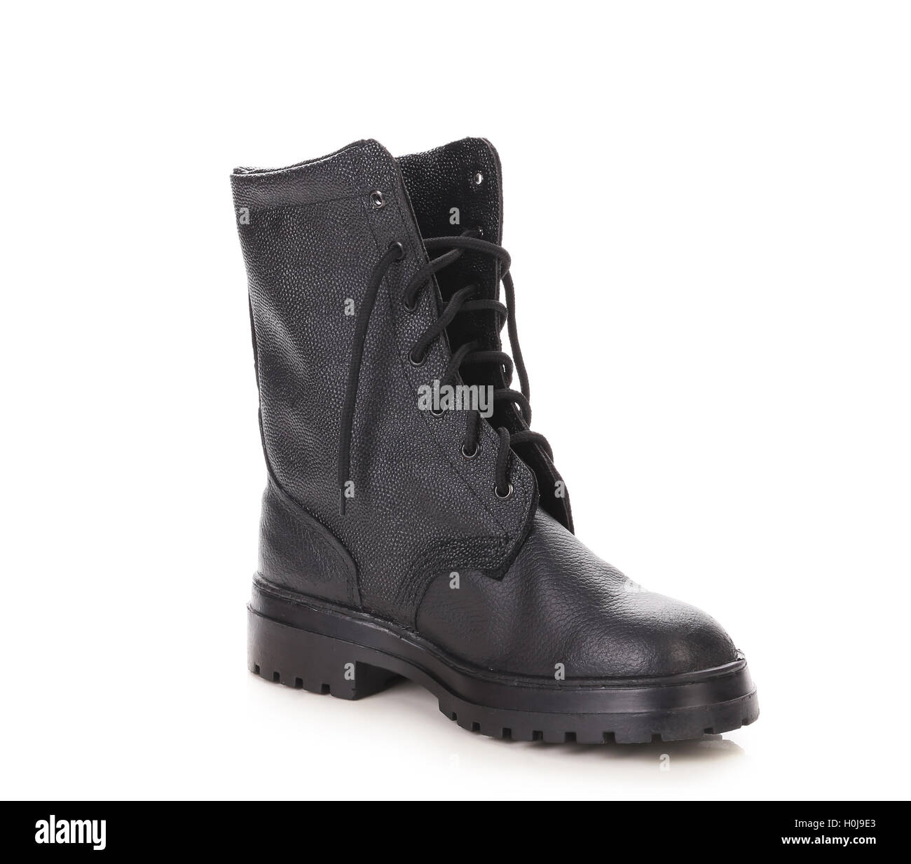 Winter man's boot Stock Photo - Alamy