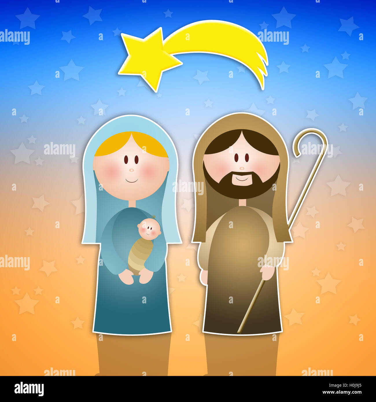 Christmas cards nativity scene hi-res stock photography and images - Alamy