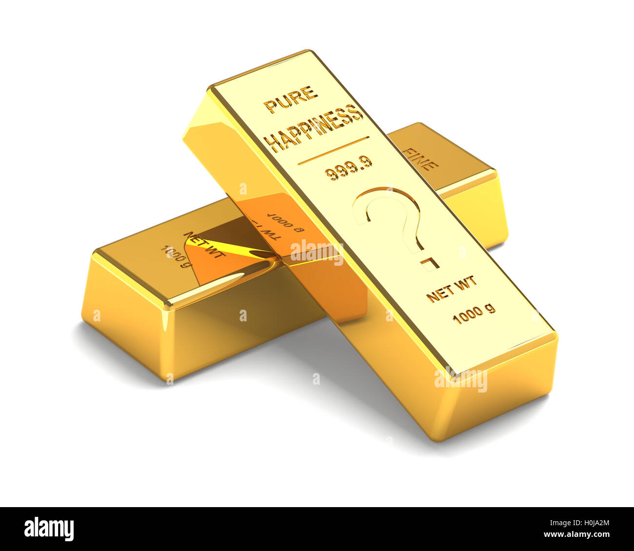 Set of Gold bars Isolated on the White Background Stock Photo - Alamy