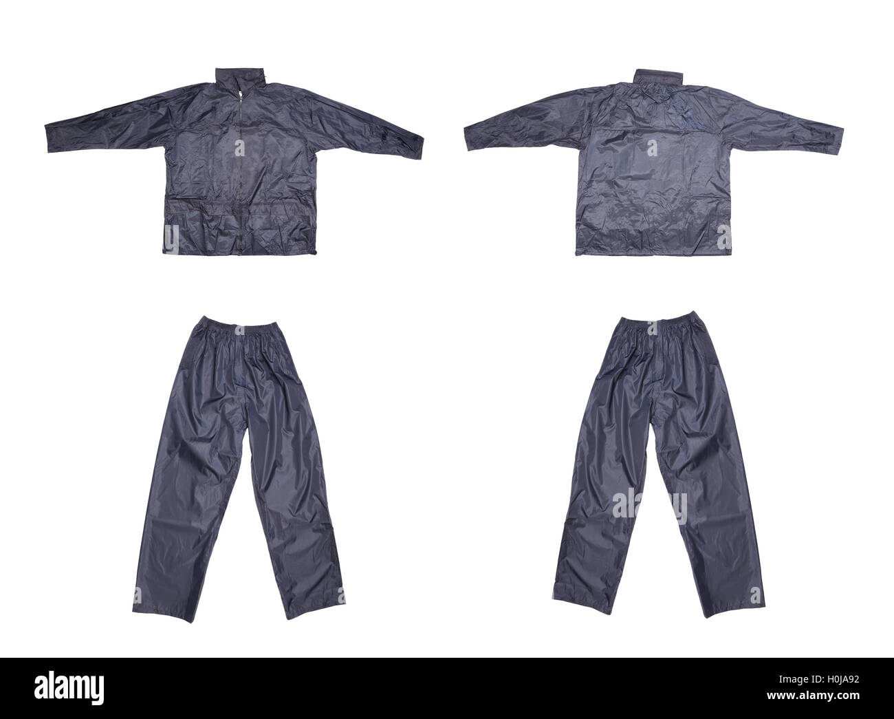 Pair of blue work wear Stock Photo - Alamy