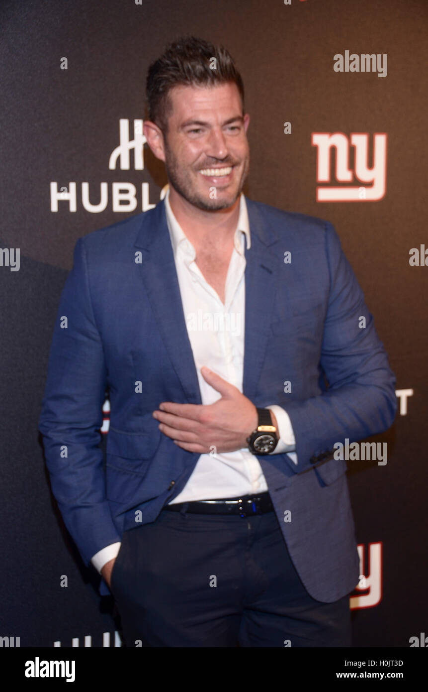 New York, USA. 20th September, 2016. Jesse Palmer attends the Hublot ...