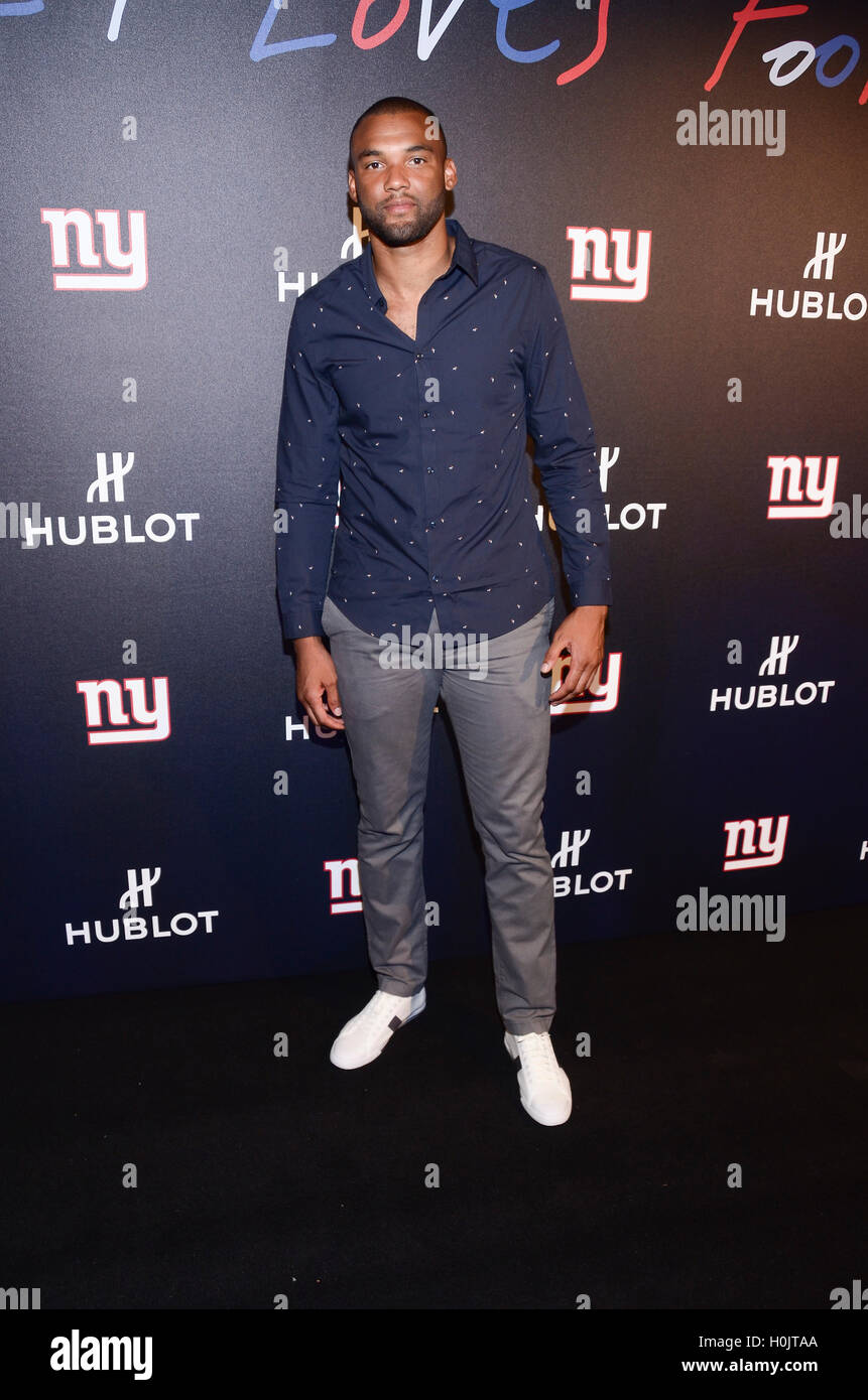 New York, USA. 20th September, 2016. Brandon London attends the Hublot ...