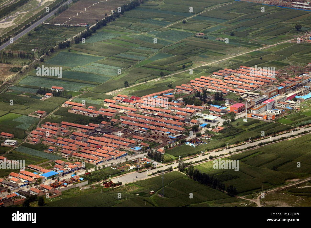 Datong, Datong, China. 21st Sep, 2016. BirdÂ¡Â¯s eye view of Hunyuan ...