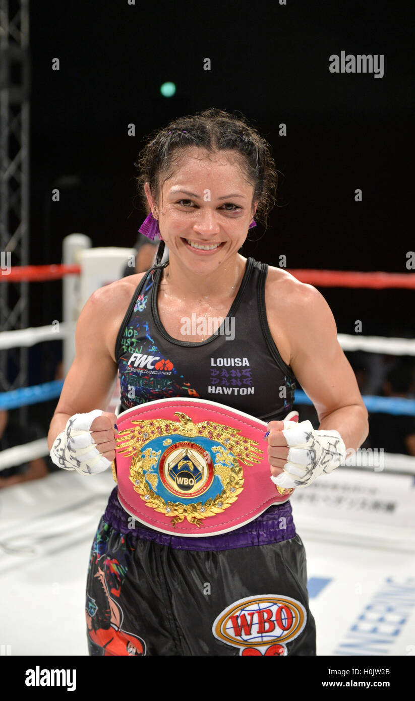 Sanda, Hyogo, Japan. 20th Aug, 2016. Louisa Hawton (AUS) Boxing : Louisa Hawton of Australia ...
