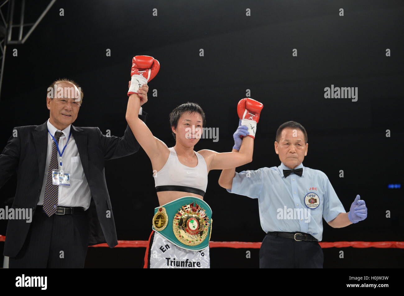 Sanda, Hyogo, Japan. 20th Aug, 2016. Mika Iwakawa (JPN) Boxing : Mika ...