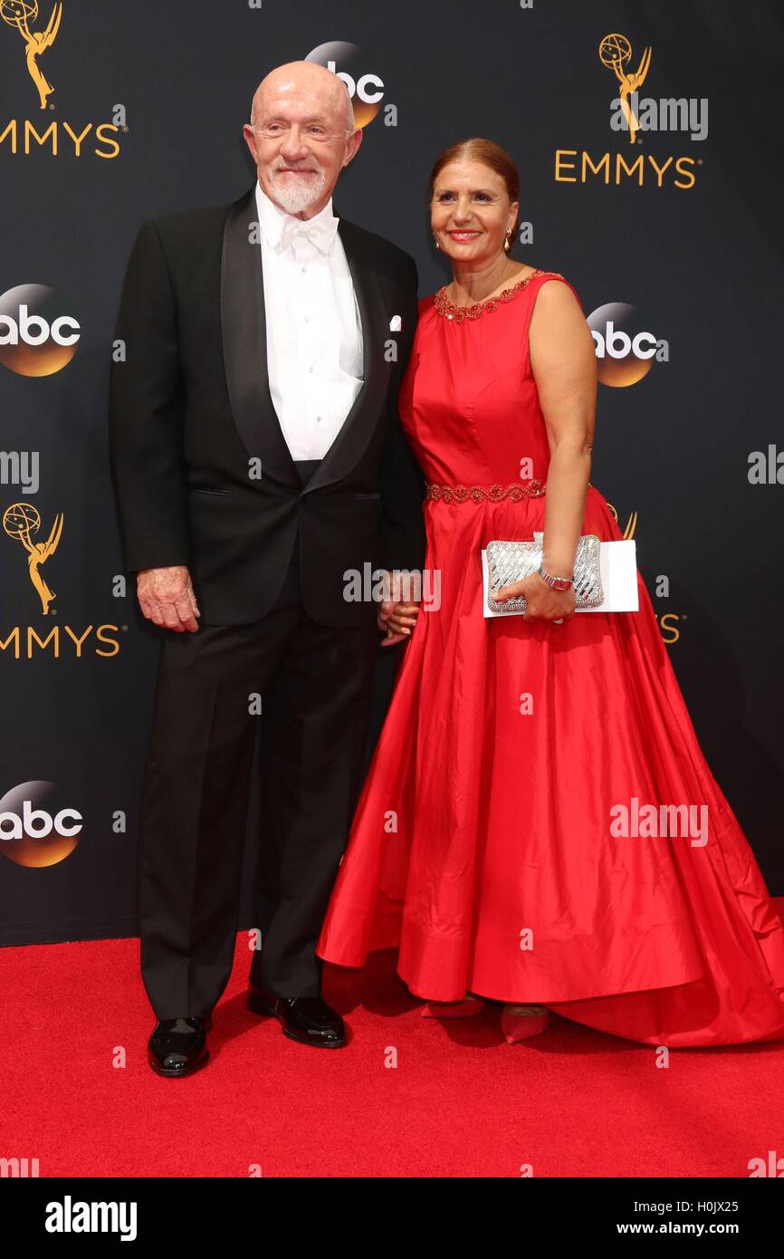 Los Angeles, CA, USA. 18th Sep, 2016. Jonathan Banks, wife at arrivals ...