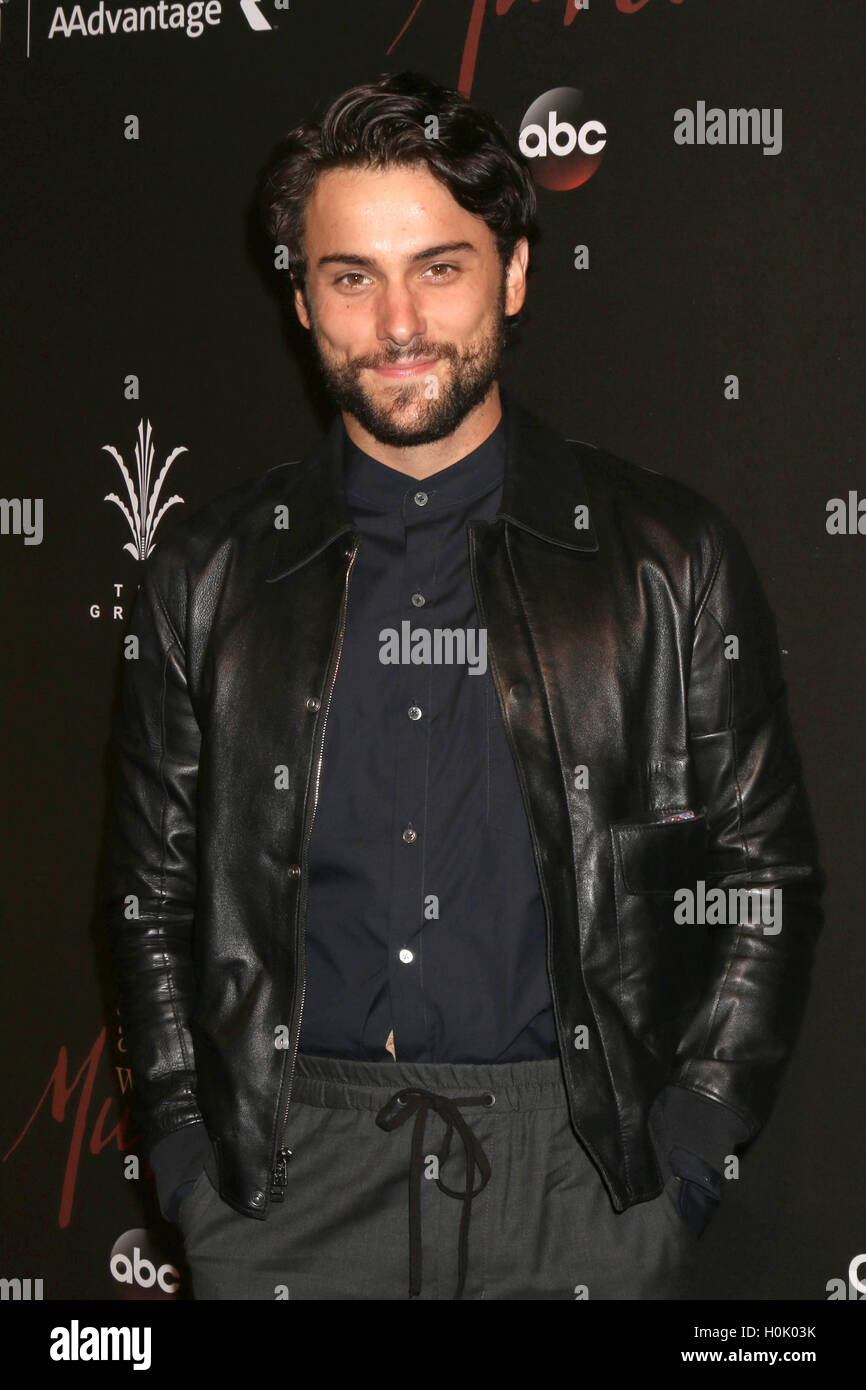 Los Angeles, Ca, USA. 20th Sep, 2016. Jack Falahee at the premiere of ...