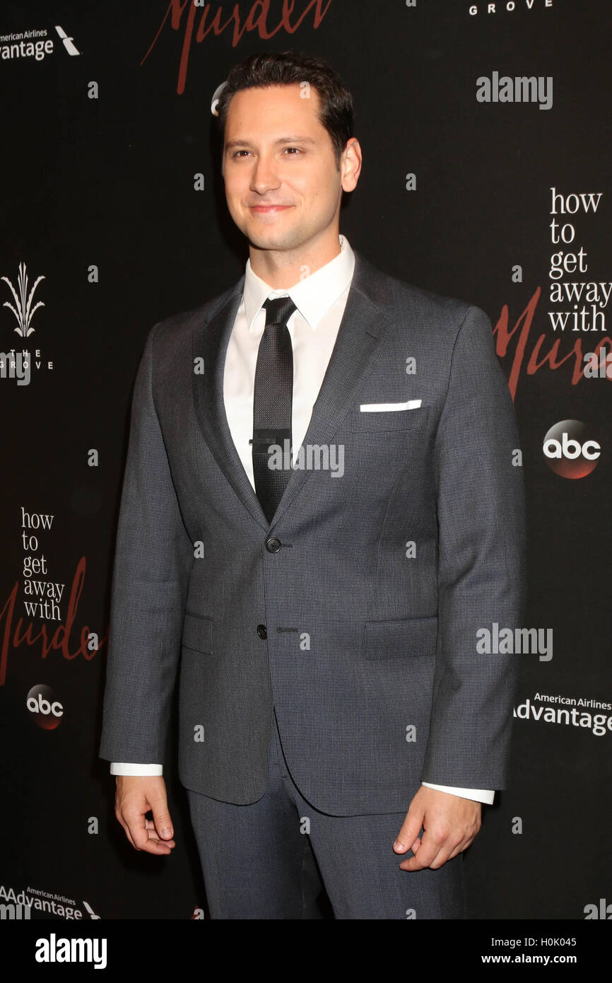 Los Angeles, Ca, USA. 20th Sep, 2016. Matt McGorry at the premiere of ...