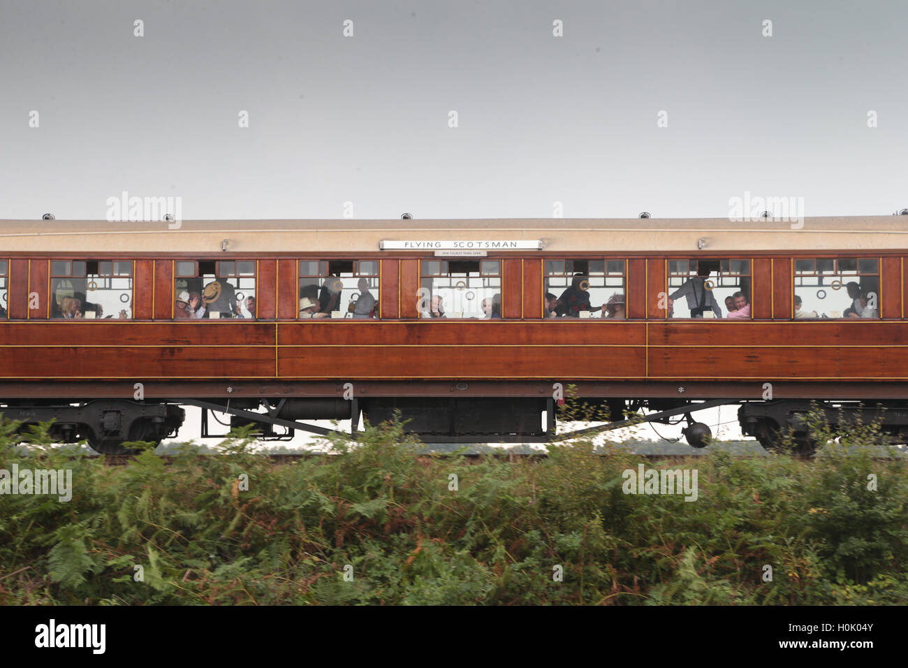 On the flying scotsman steam train hi-res stock photography and images ...