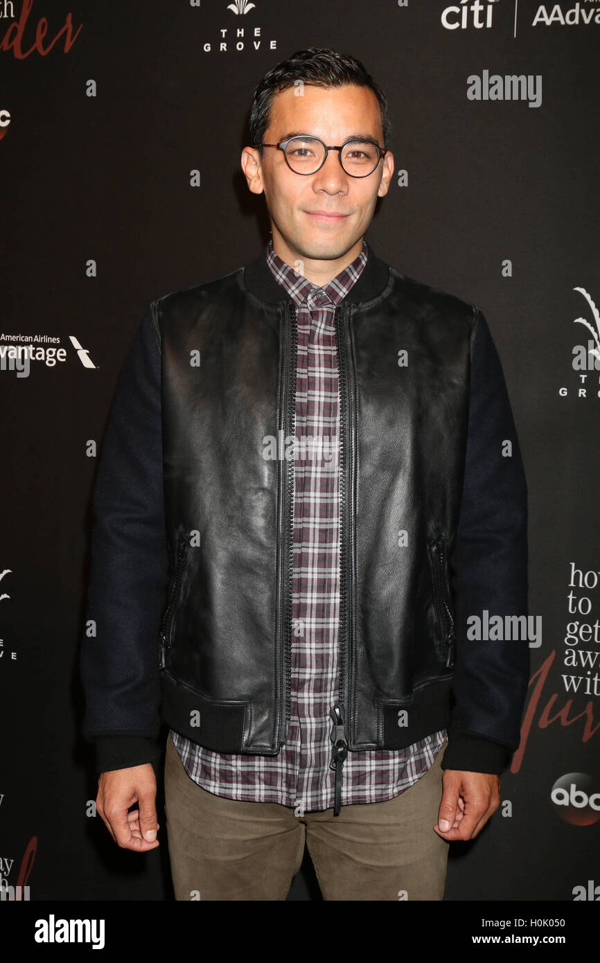 Los Angeles, Ca, USA. 20th Sep, 2016. Conrad Ricamora at the premiere ...