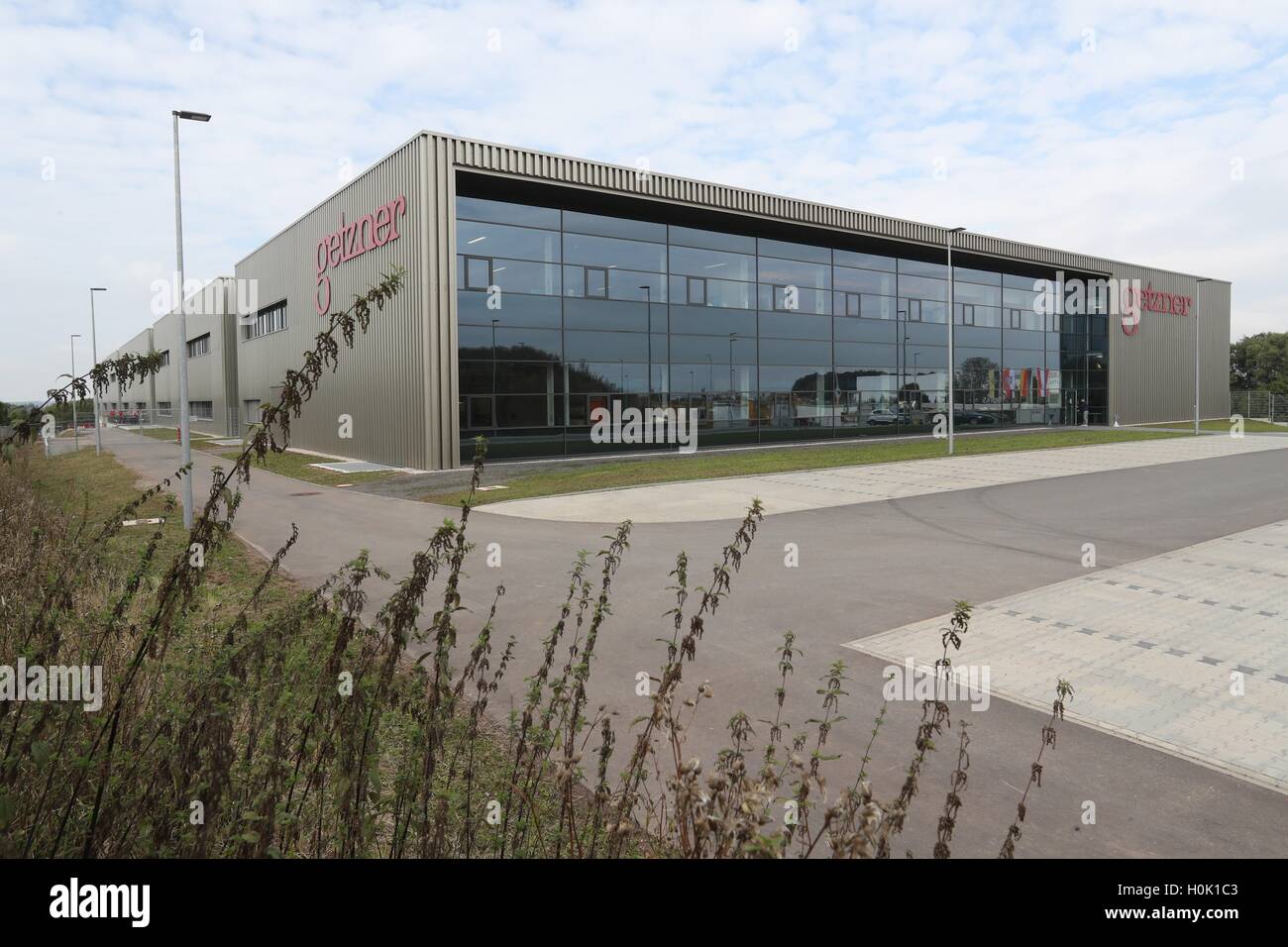 Gera, Germany. 21st Sep, 2016. The building of the Getzner Weberei GmbH ...