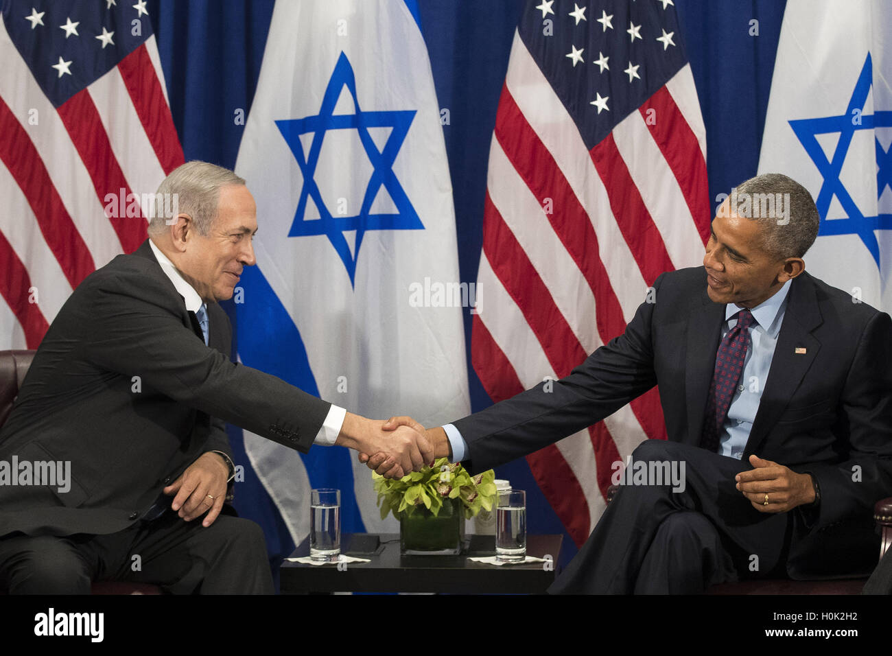 New York, New York, USA. 21st Sep, 2016. (L to R) Prime Minister of ...