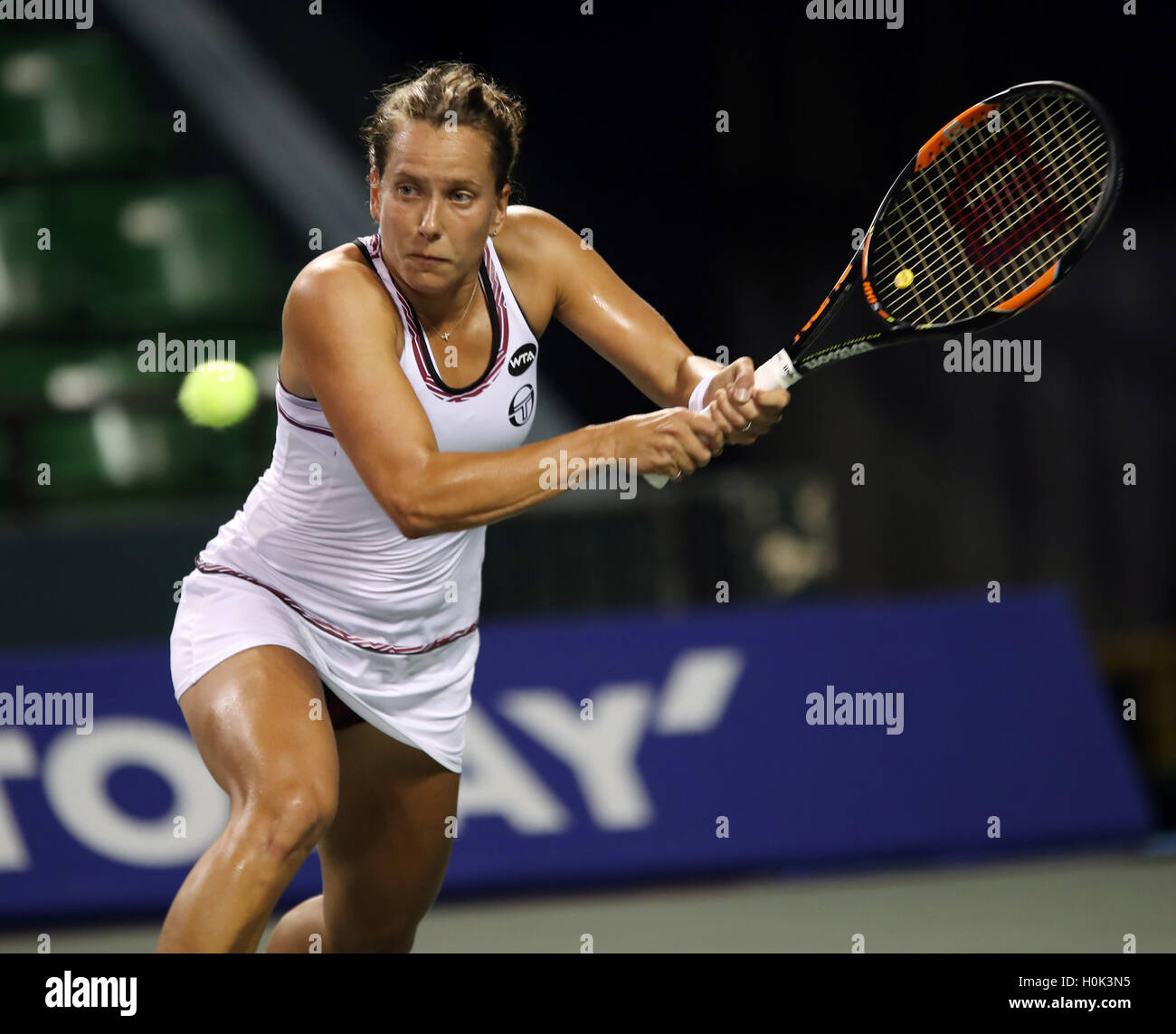 Tokyo, Japan. 21st Sep, 2016. Barbora Strycova of Czech Republic ...
