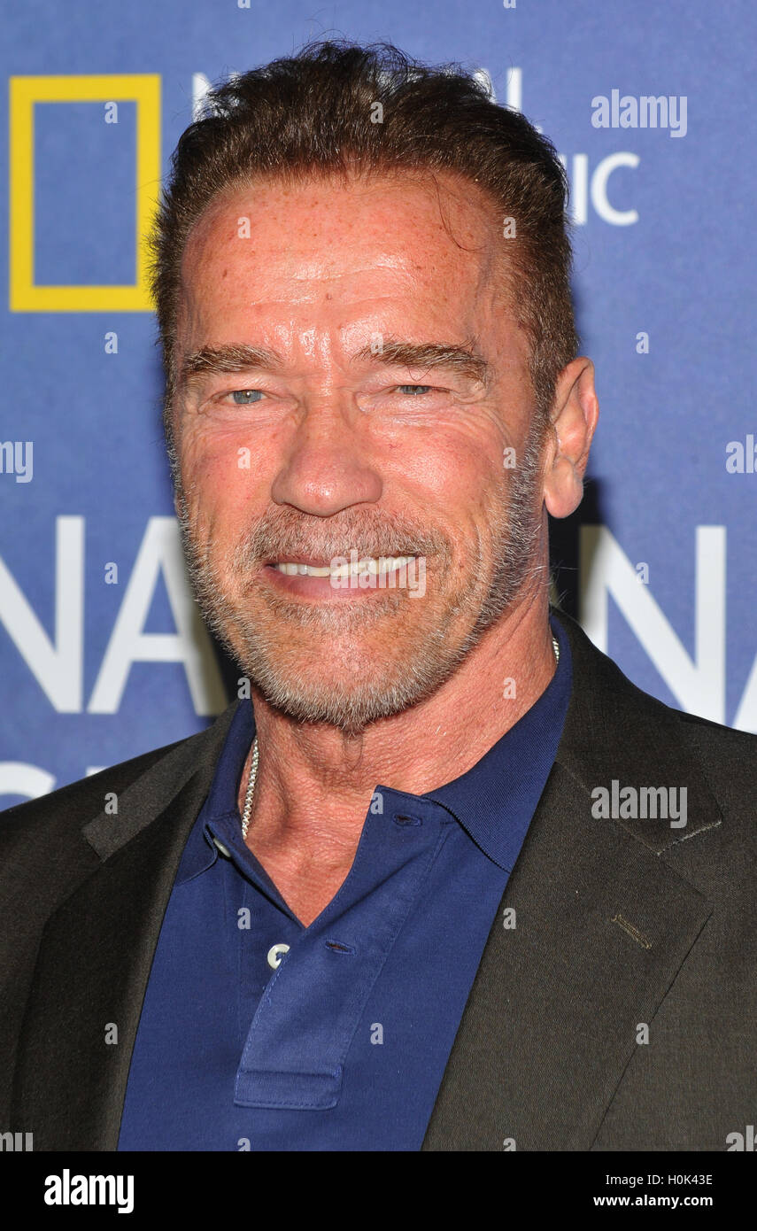 New York, USA. 21st September, 2016. Arnold Schwarzenegger attends ...