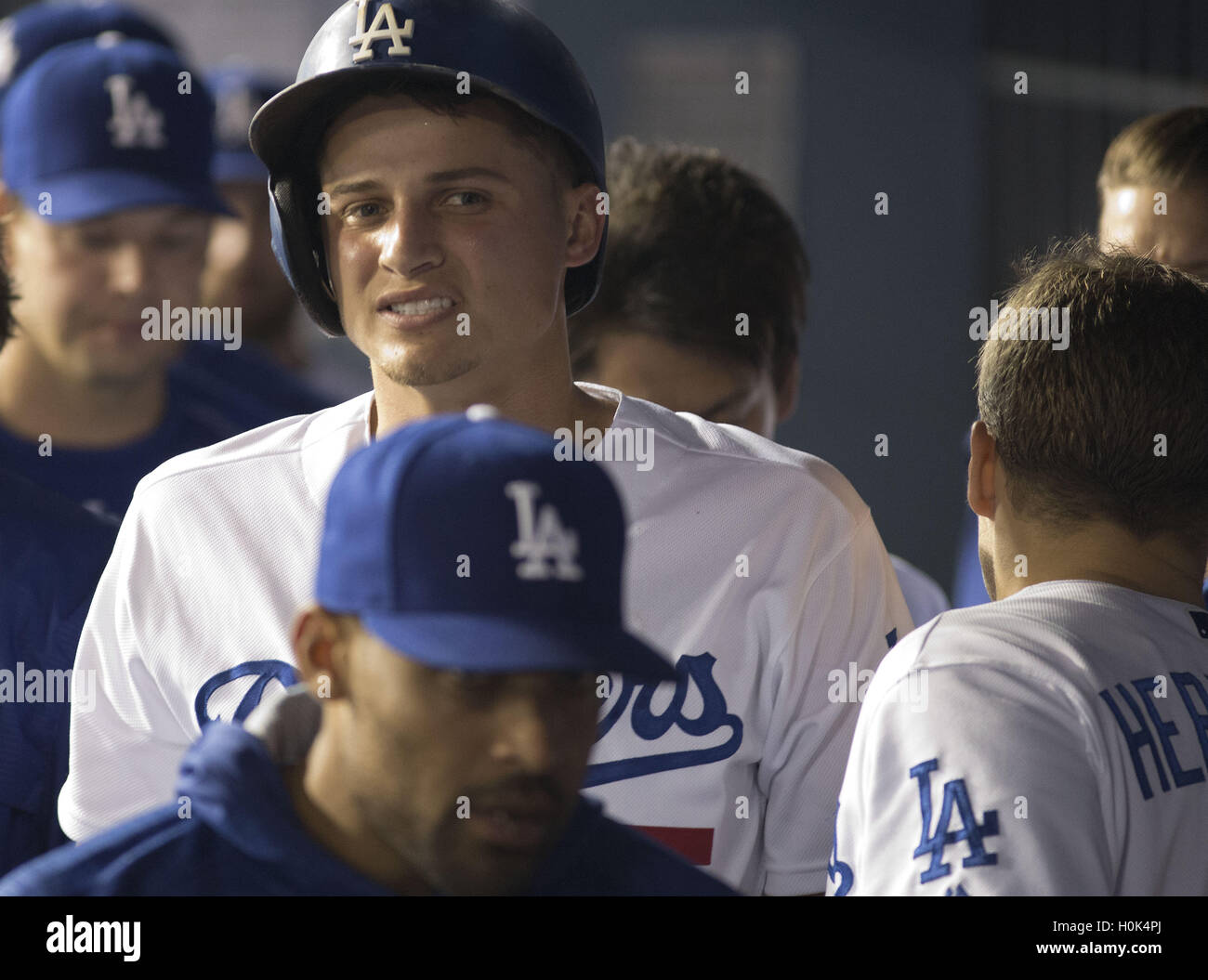 Los Angeles, California, USA. 21st September, 2016. Los Angeles Dodgers ...