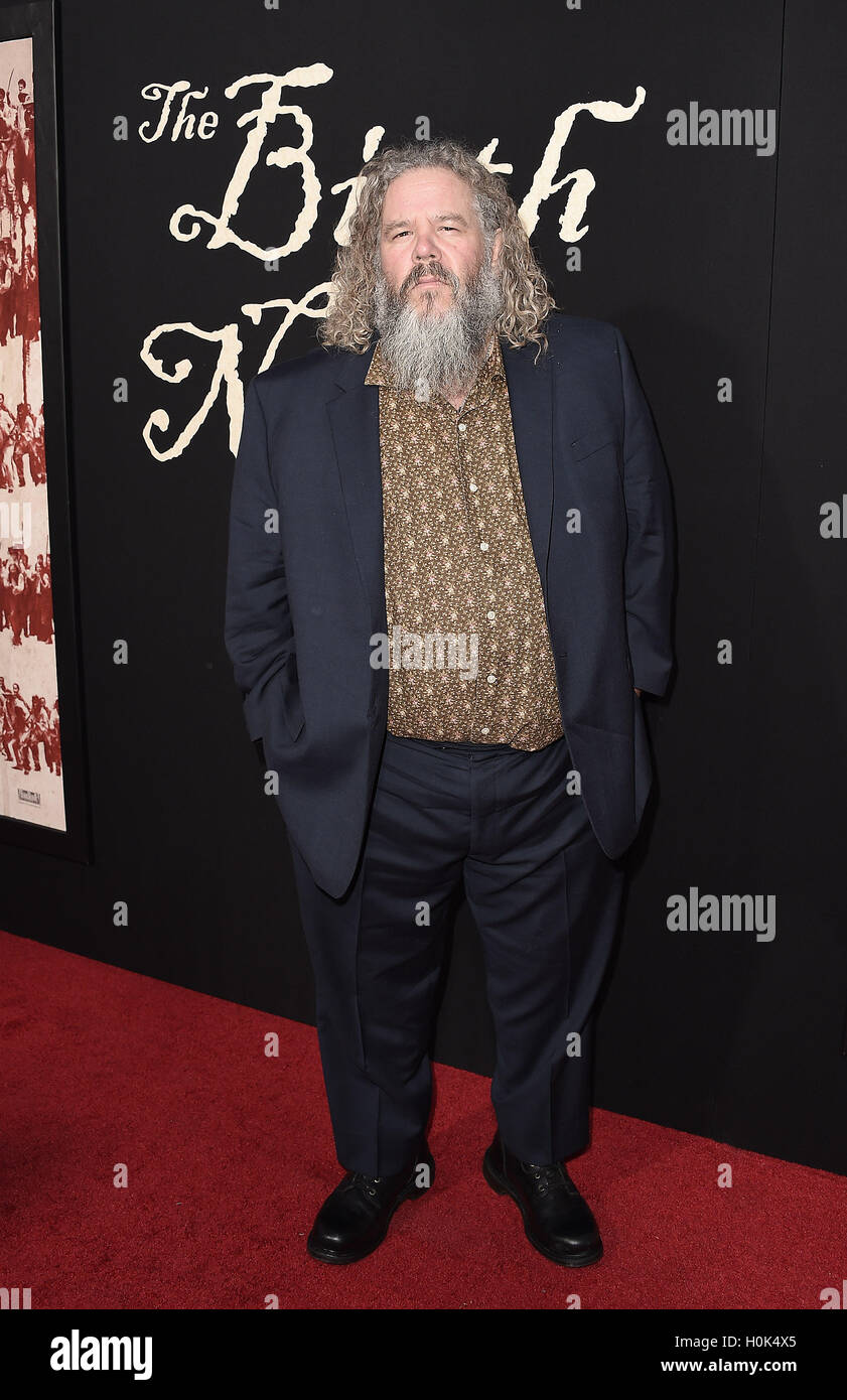 Los Angeles, California, USA. 21st September, 2016. Actor Mark Boone Jr ...