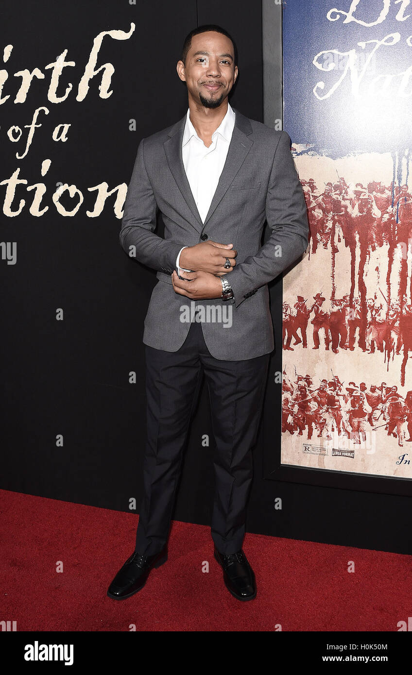 Los Angeles, California, USA. 21st September, 2016. Actor Chris Greene ...