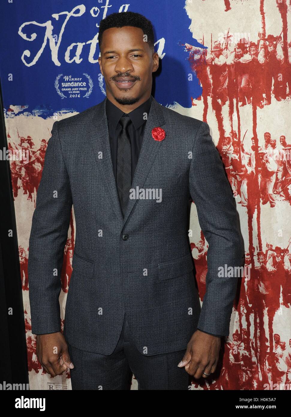 Los Angeles, CA, USA. 21st Sep, 2016. Nate Parker at arrivals for THE ...