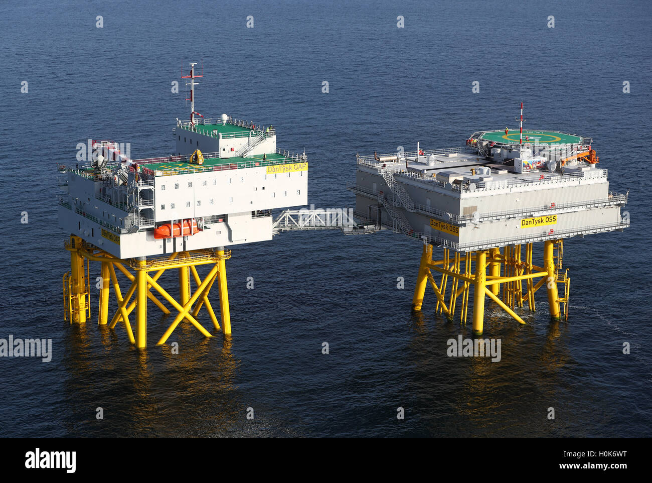 Sylt, Germany. 21st Sep, 2016. The transformation platform and the ...