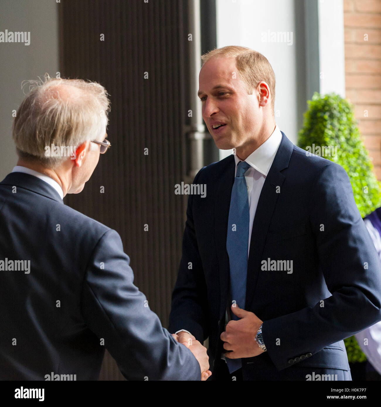 London, UK. 22 September 2016. The Duke of Cambridge arrives at The ...
