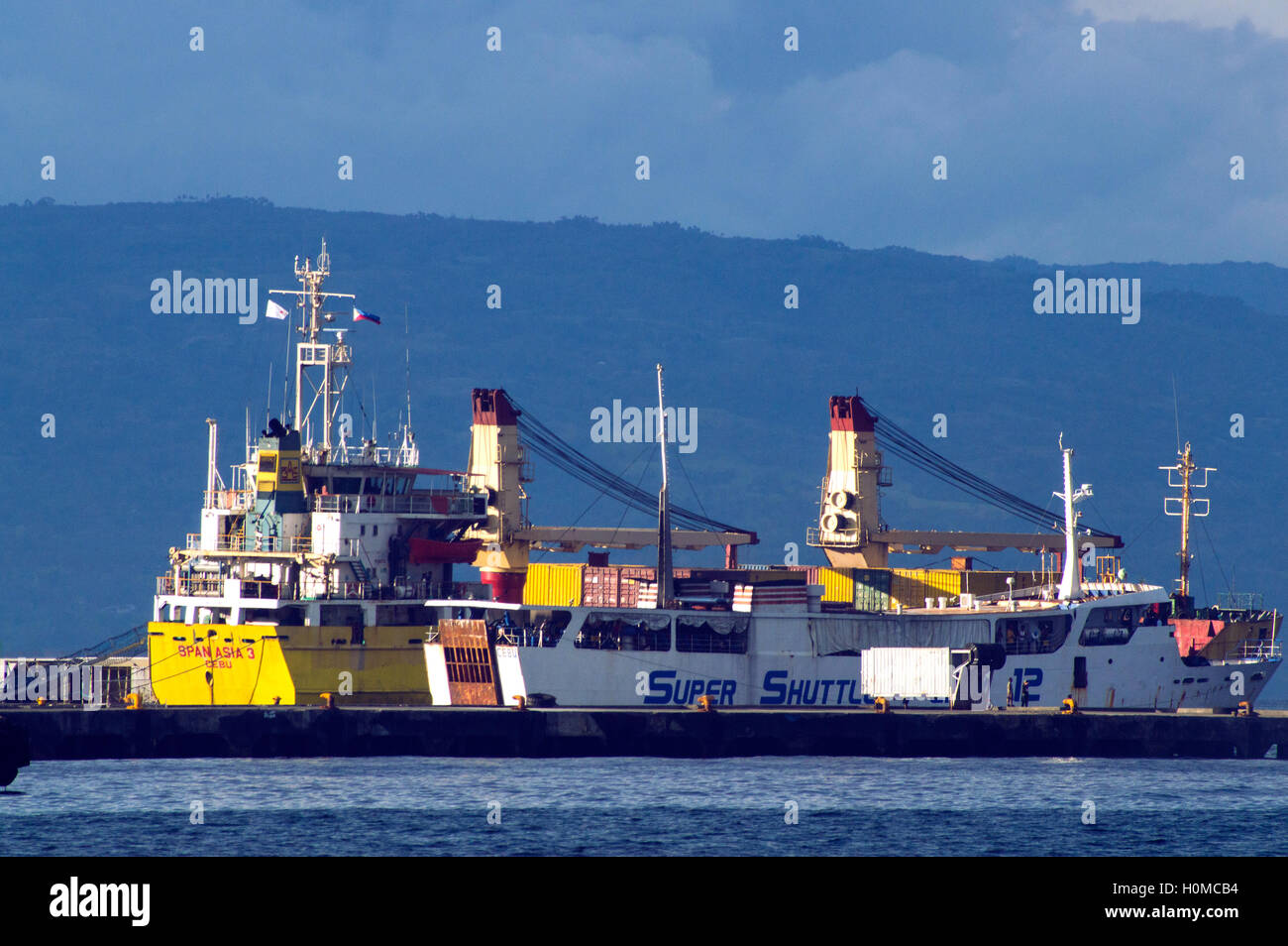 Passenger ferry terminal and port, Dumaguete, Negros Oriental ...