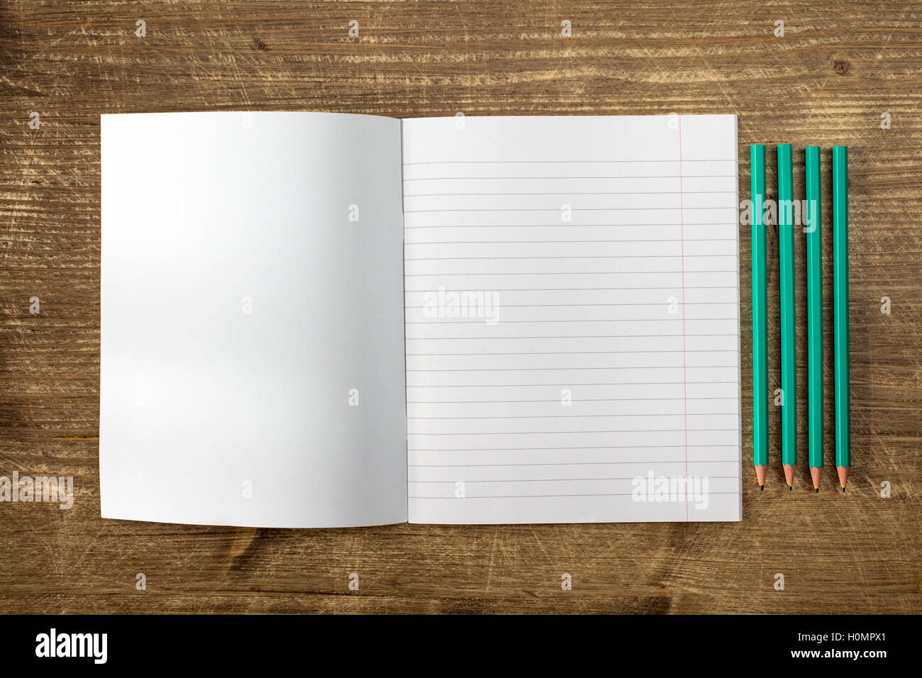 Exercise book school hi-res stock photography and images - Alamy