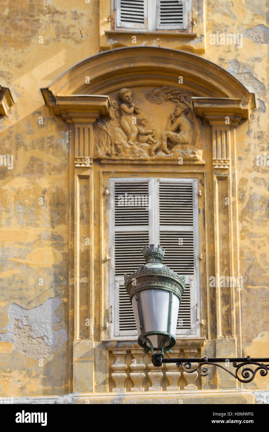 Architectural detail, Nice, Alpes-Maritimes, French Riviera, France ...