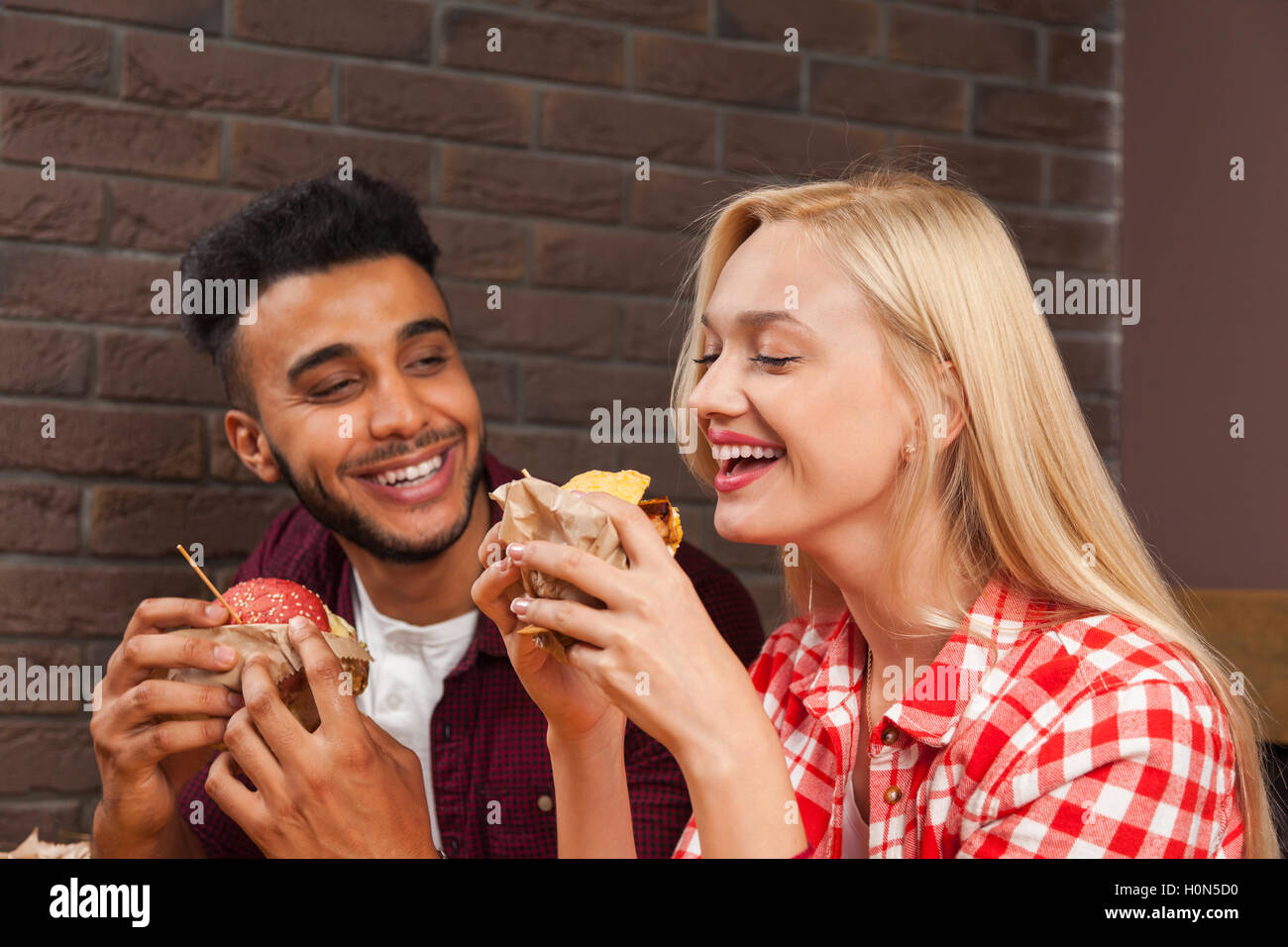 Fat man eating woman hi-res stock photography and images - Alamy