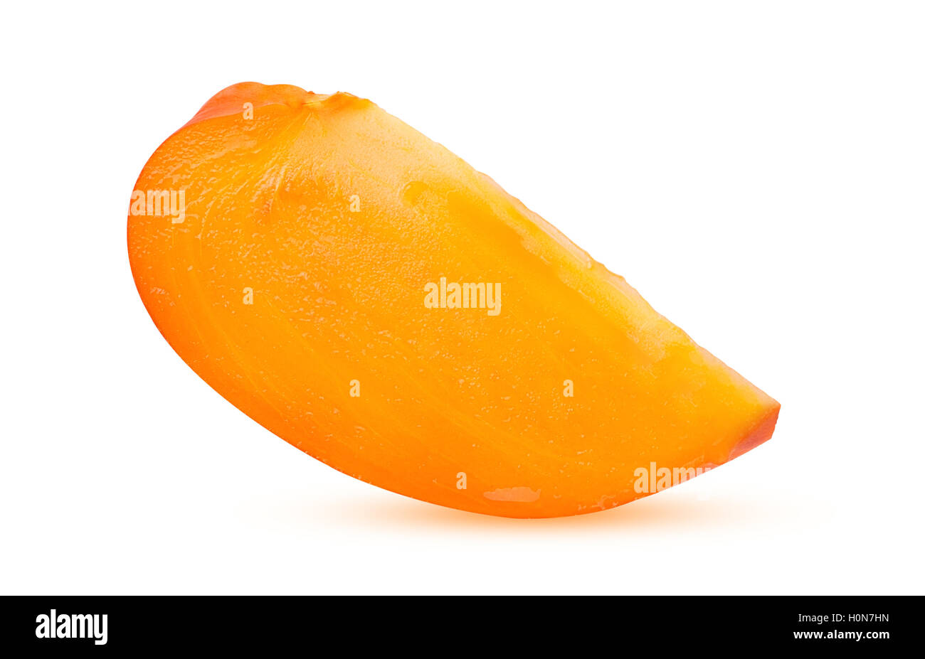 Persimmon fruit isolated on white background. Clipping path Stock Photo ...
