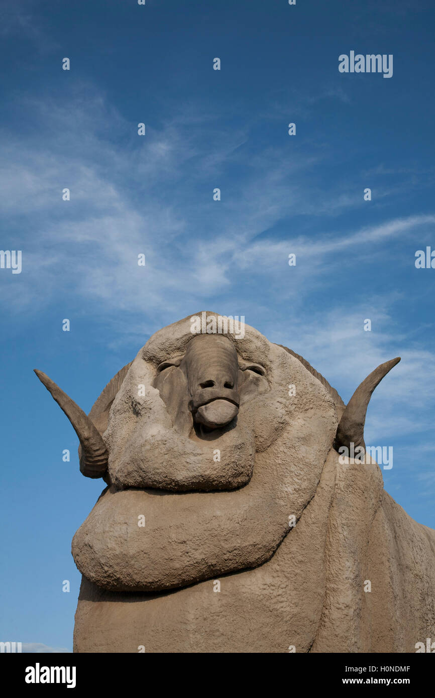 The Big Merino- a giant ram made of concrete has long been Goulburn's ...