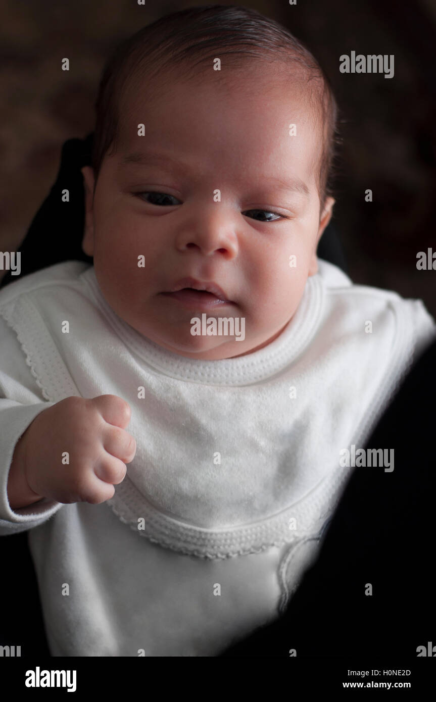 Beautiful Baby Boy Hand Held Stock Photo - Alamy