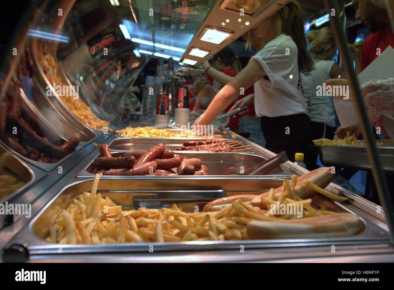 Fast food counter hi-res stock photography and images - Alamy