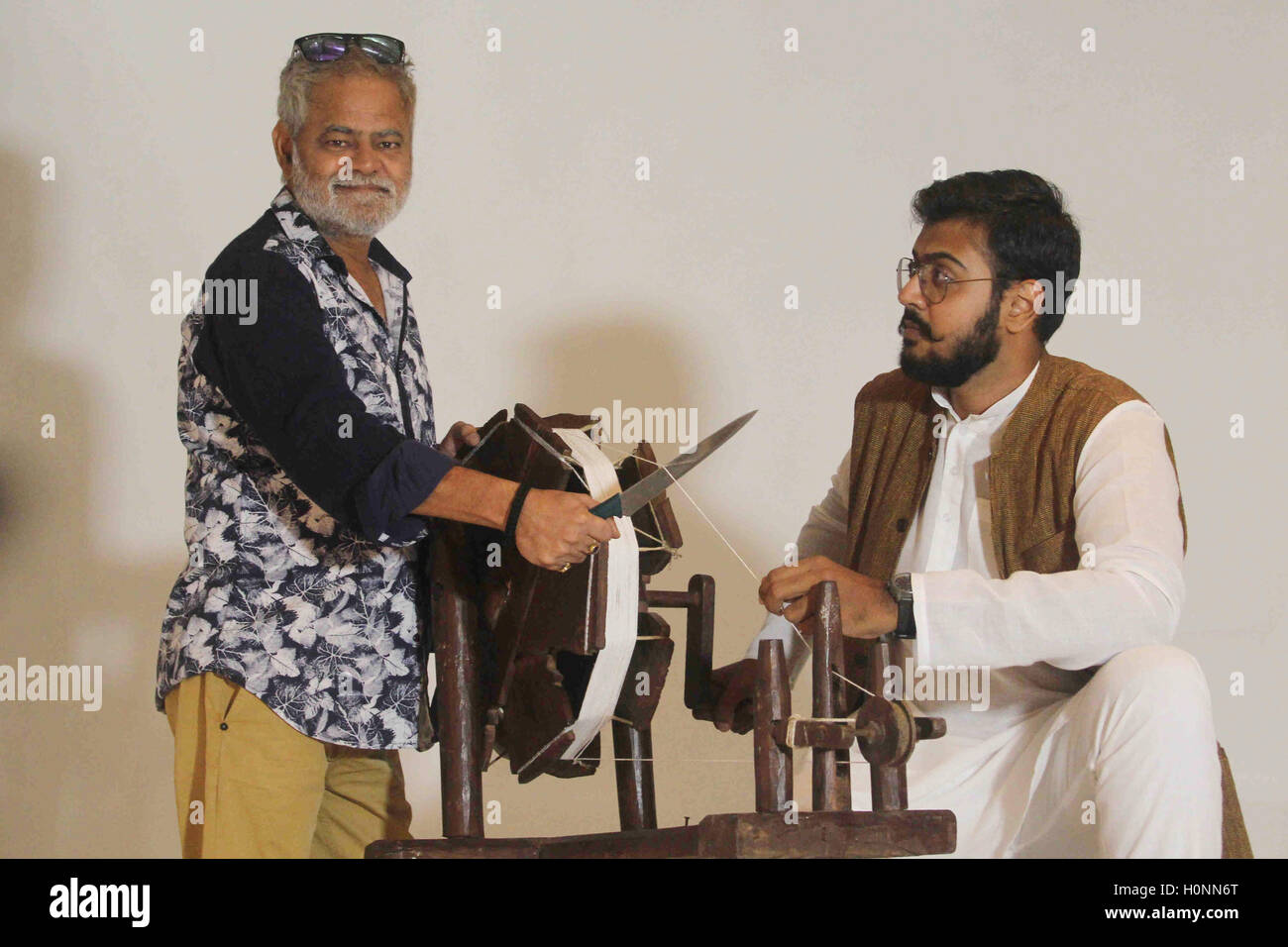 Bollywood actor Sanjay Mishra during the photo shoot of upcoming film ...