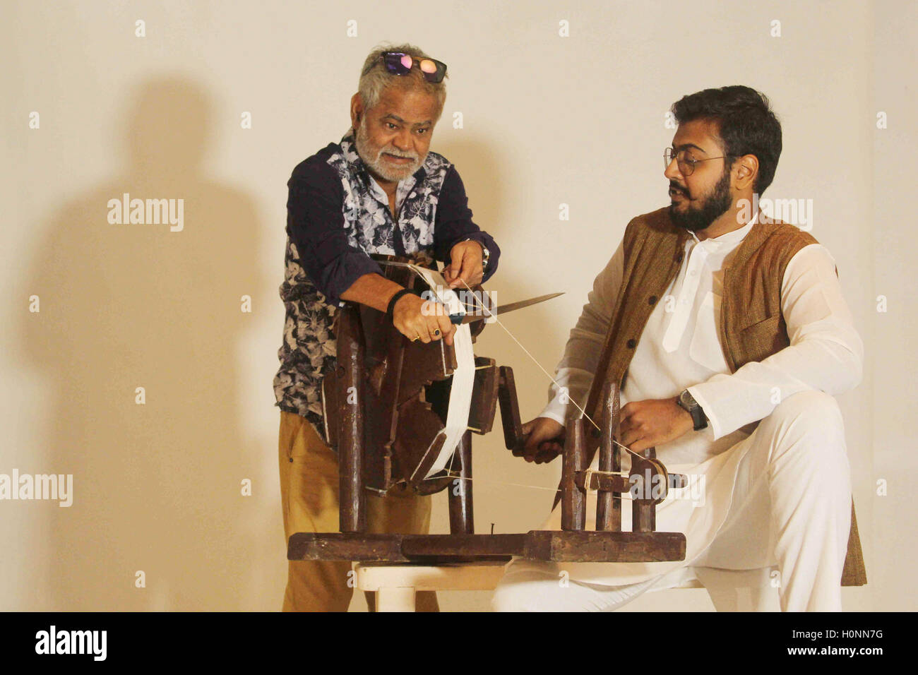 Bollywood actor Sanjay Mishra during the photo shoot of upcoming film ...