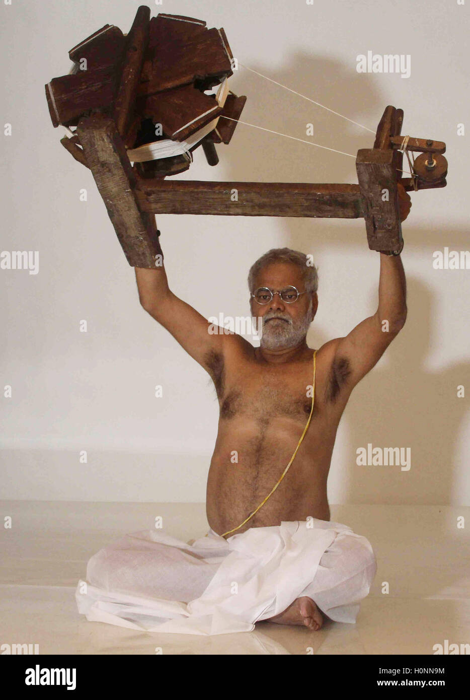 Bollywood actor Sanjay Mishra during the photo shoot of upcoming film ...