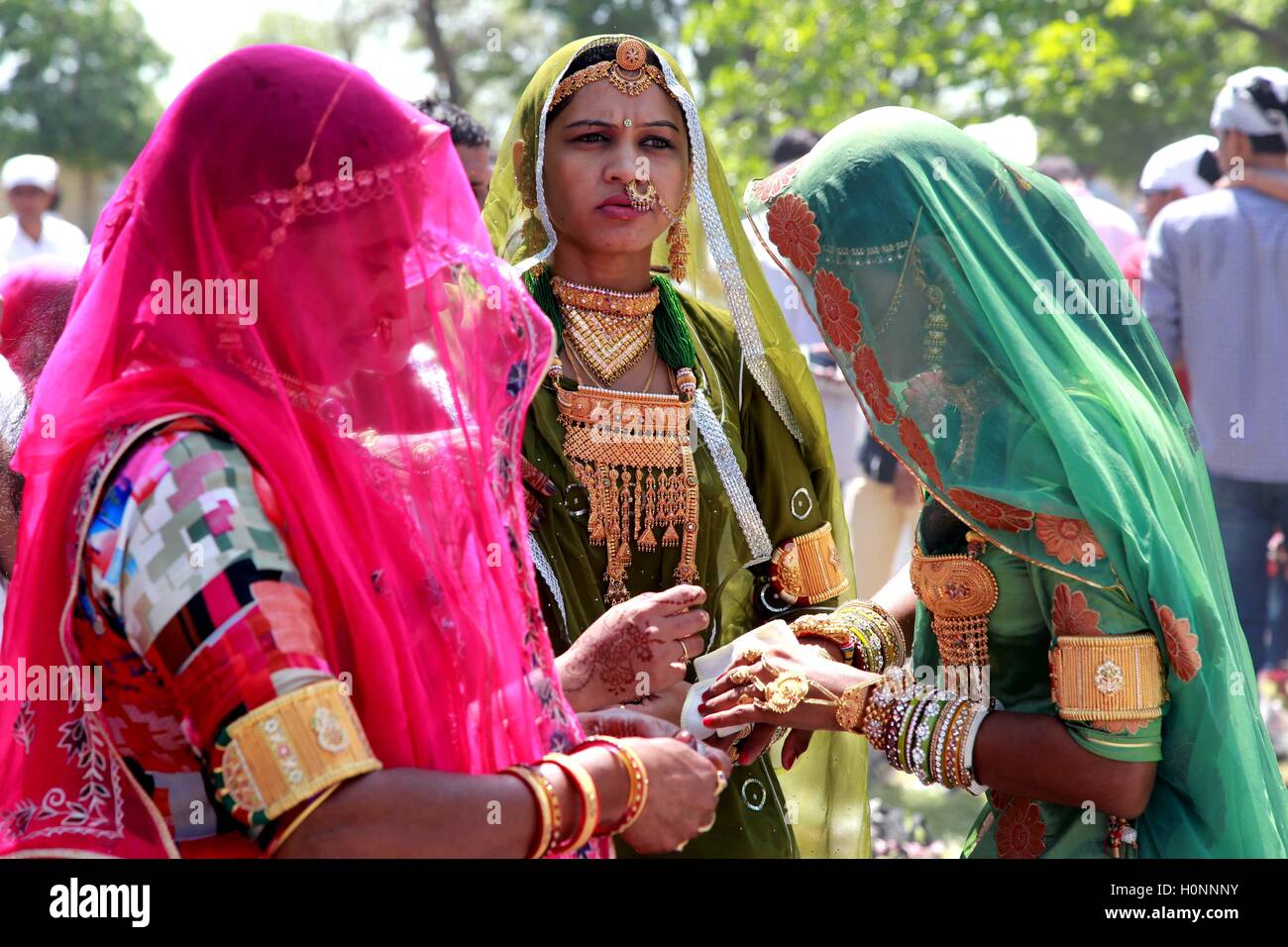 Members of the Bishnoi community a socio-religious group pay tributes ...