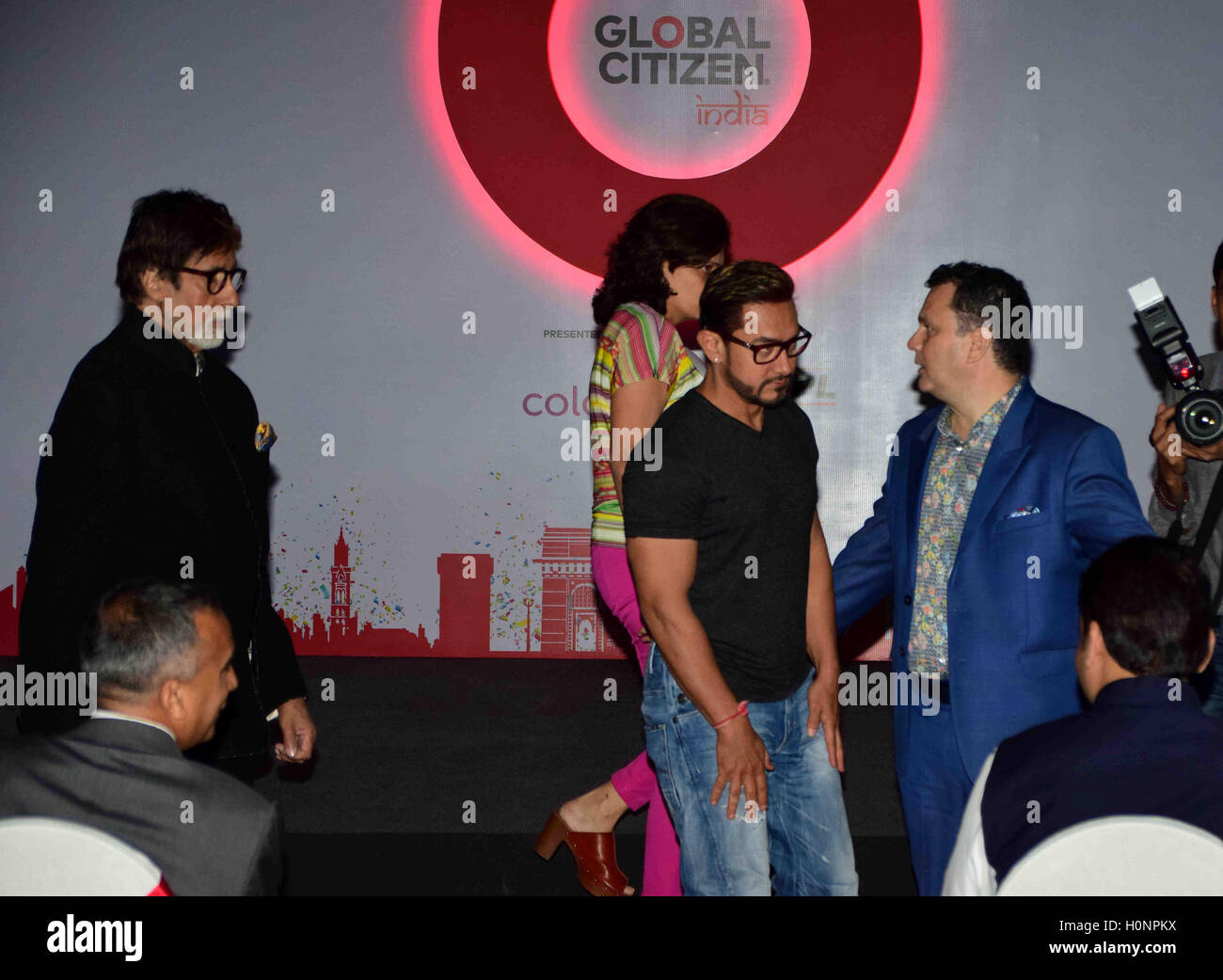 Bollywood actors Amitabh Bachchan Aamir Khan press conference launch ...