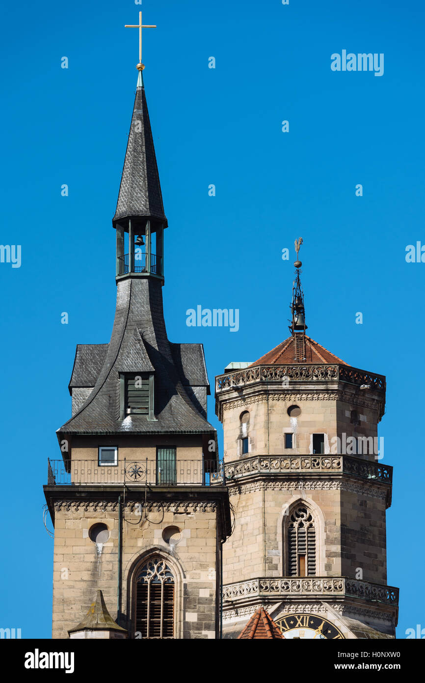 Church clock towers hi-res stock photography and images - Alamy