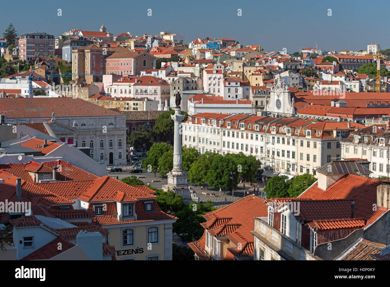 Rossio city square hi-res stock photography and images - Alamy