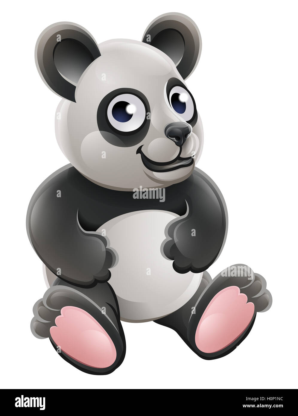 Cartoon panda hi-res stock photography and images - Alamy