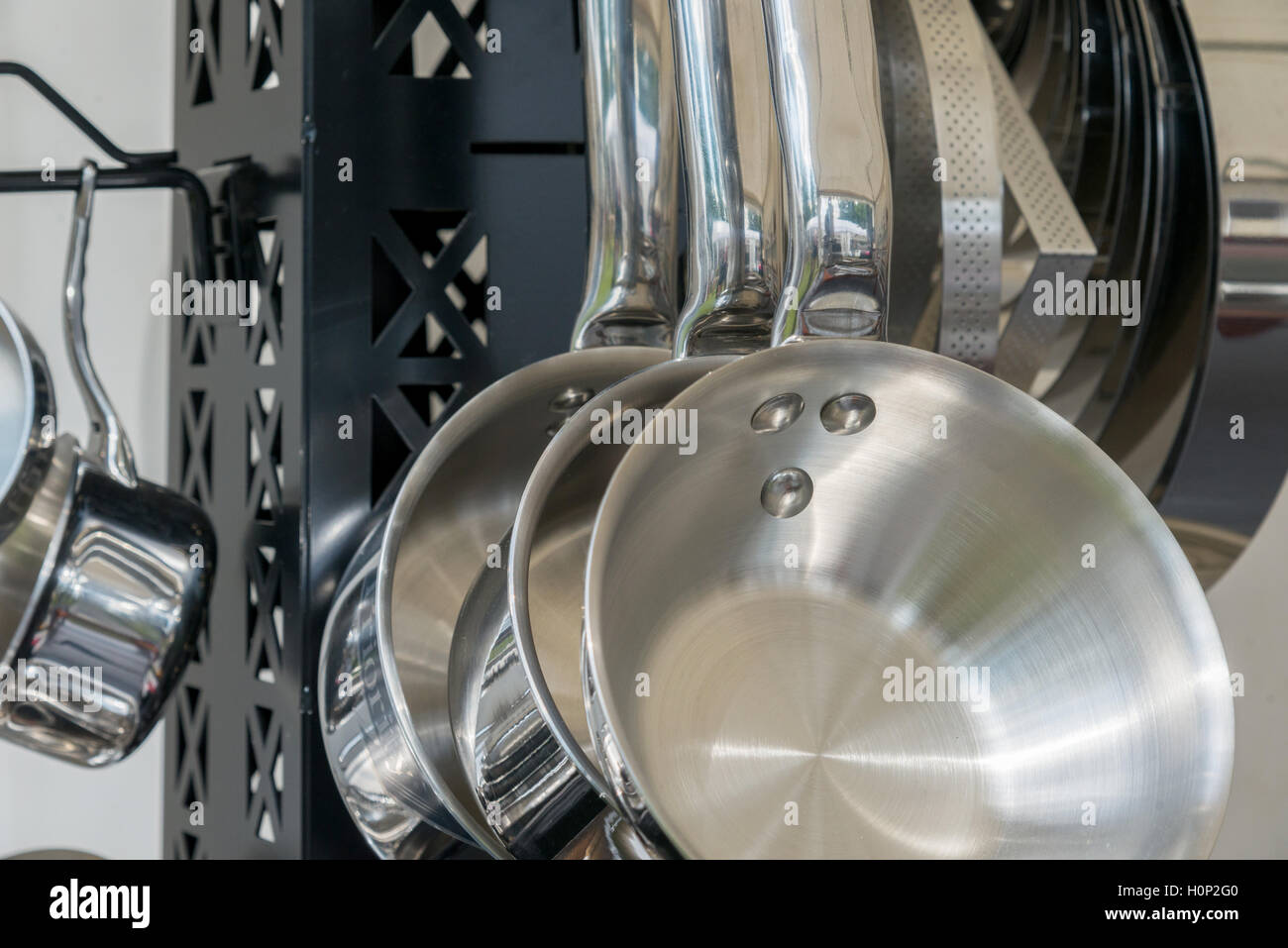 Kitchen pots close up hi-res stock photography and images - Alamy