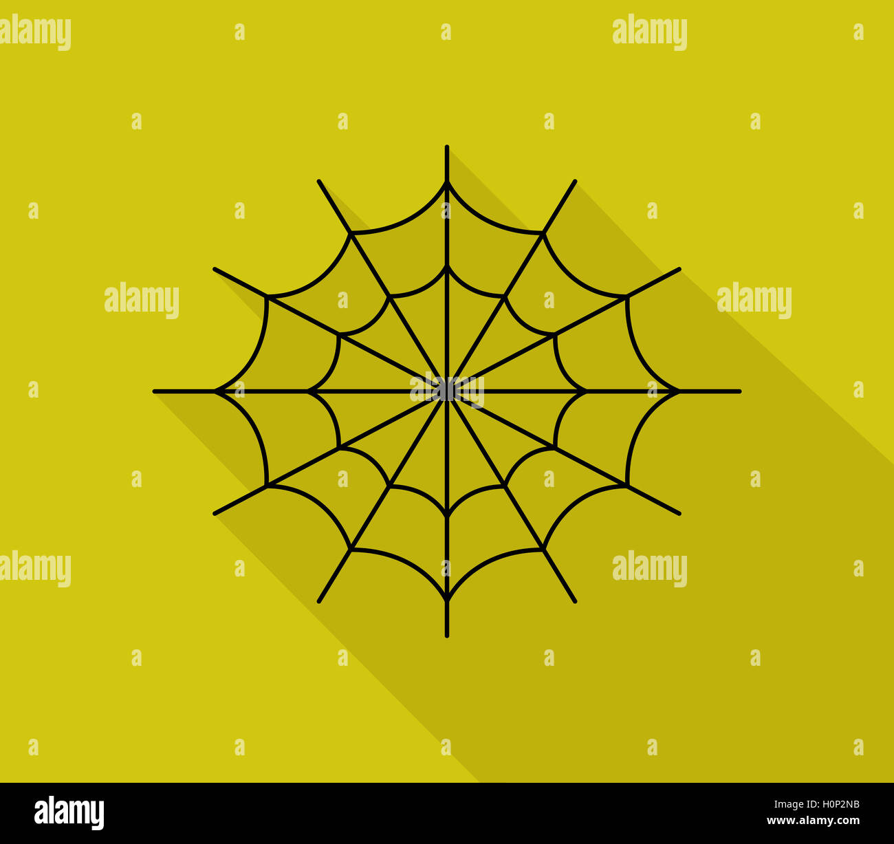 spider web icon for halloween Stock Photo - Alamy