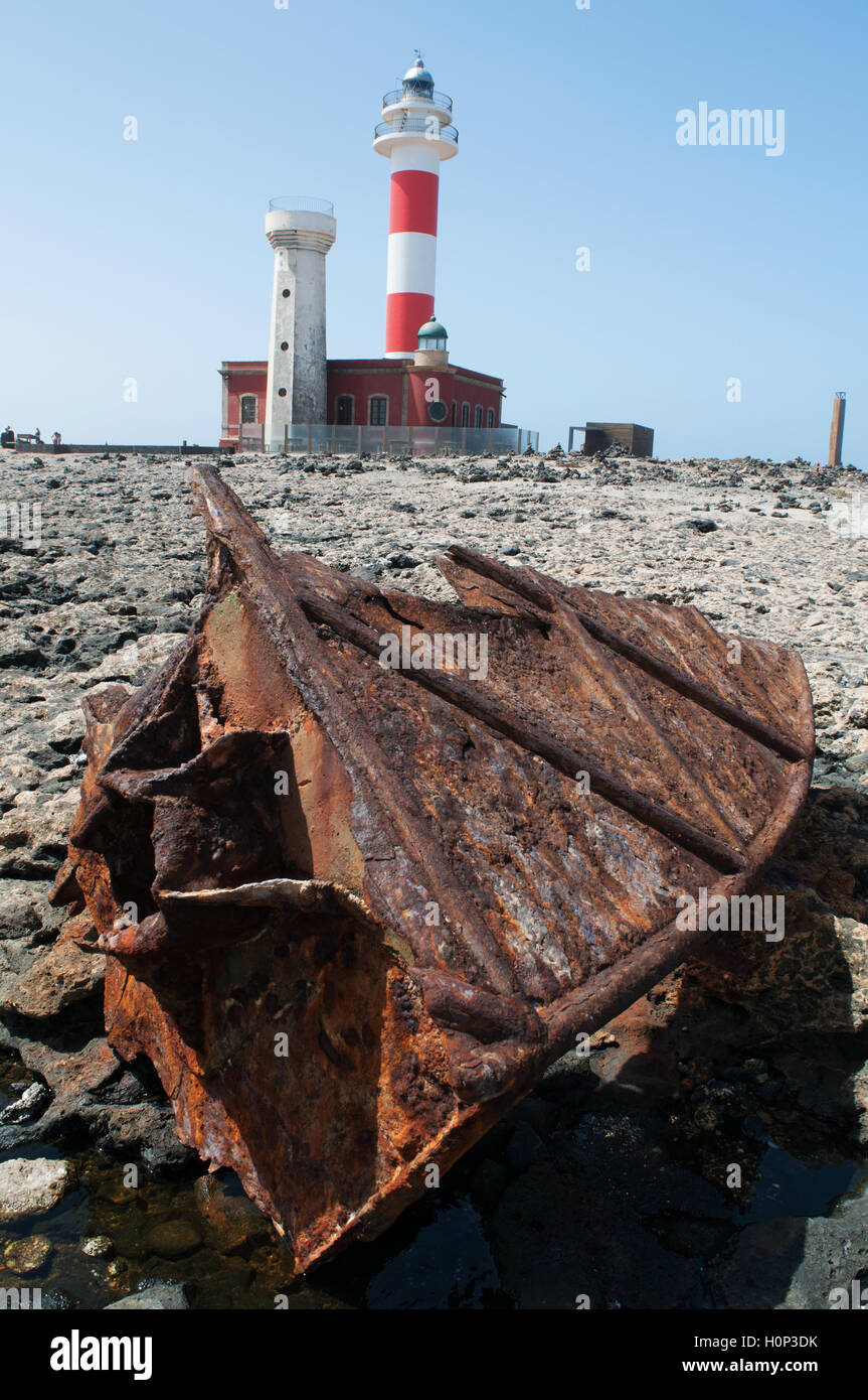 Fuerteventura: the El Toston Lighthouse, whose original structure was ...