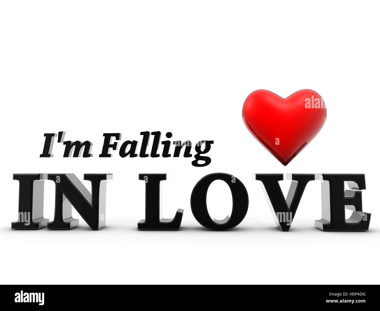 I'm falling in love Stock Photo - Alamy