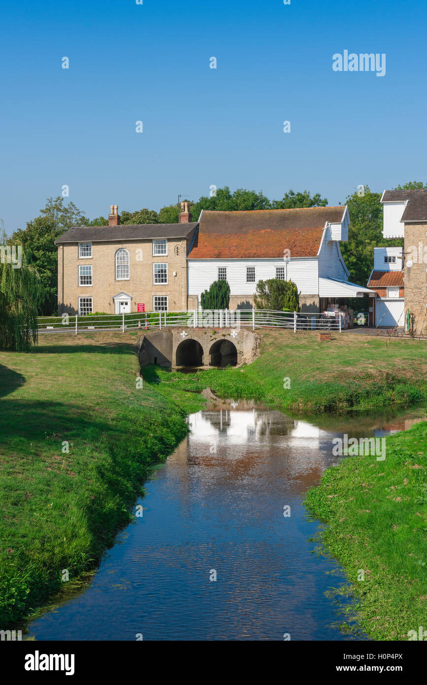 Rackham's Water Mill in the Suffolk village of Wickham Market, England ...