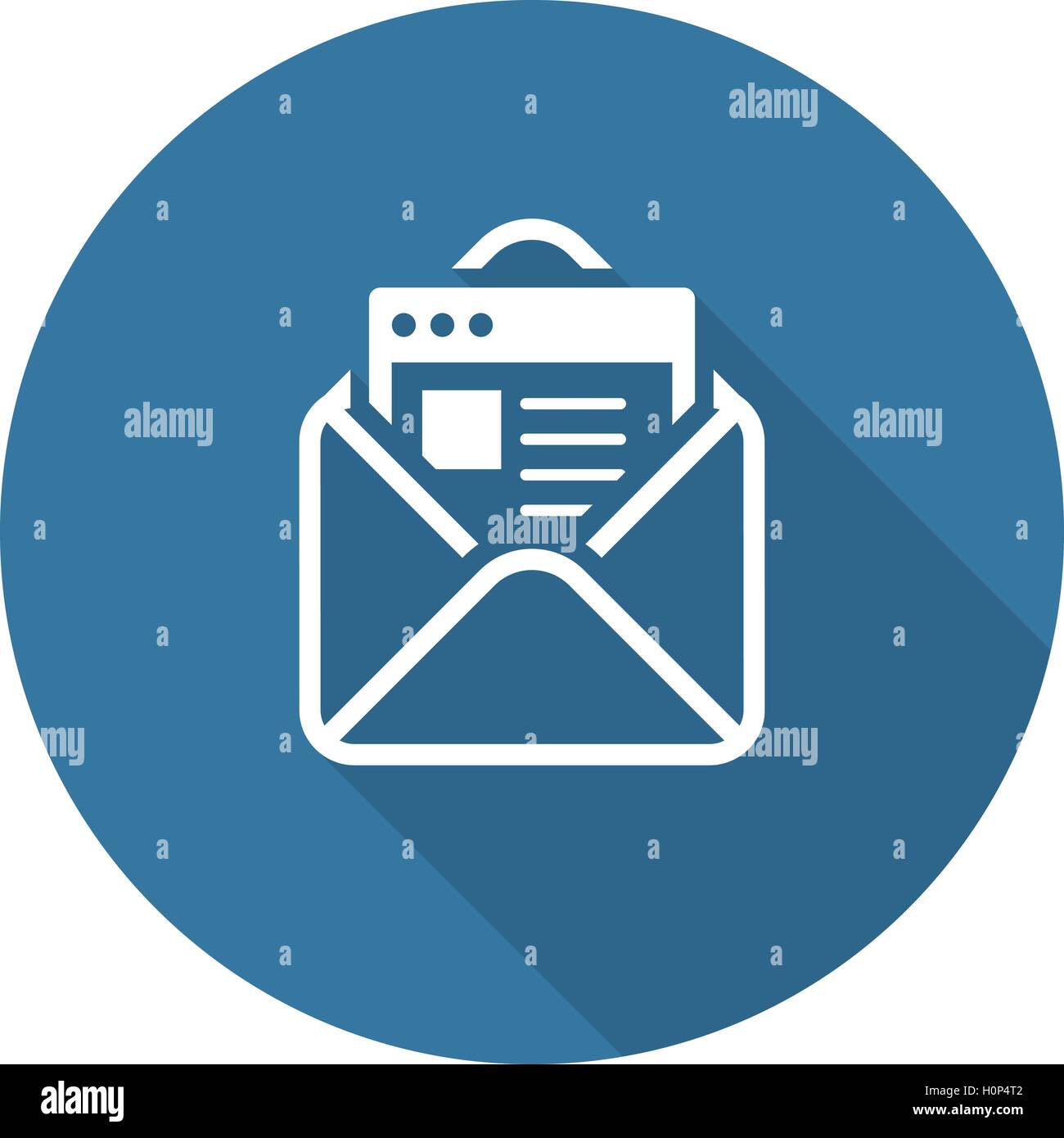 Mailbox Icon Vector Flat